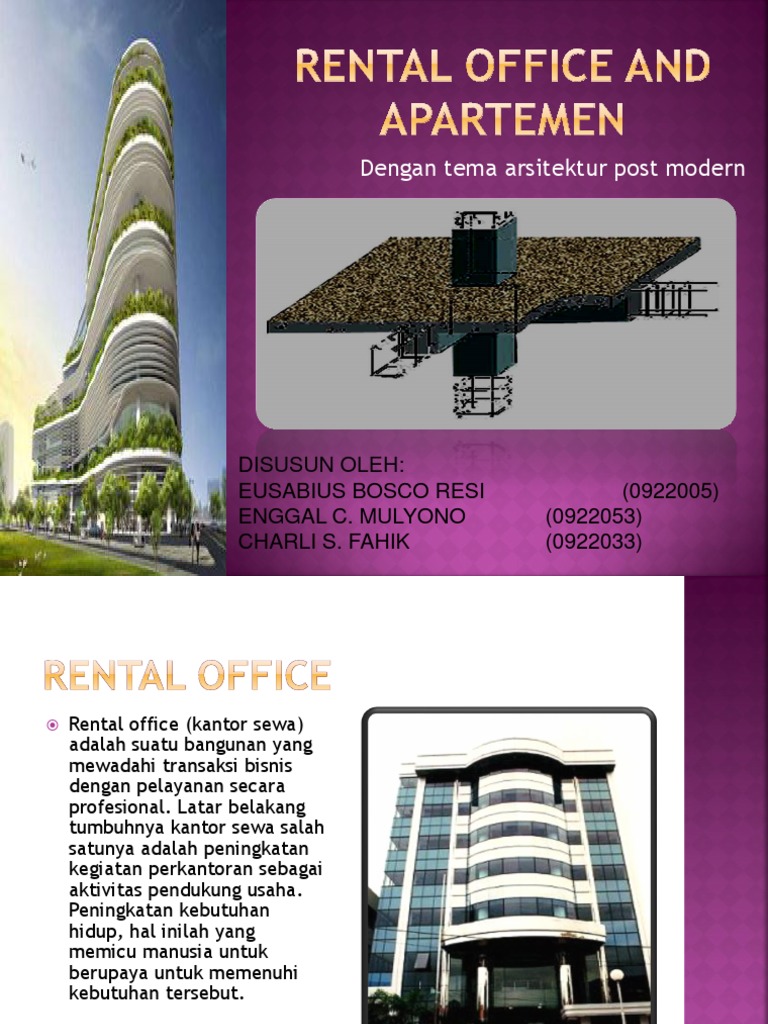 Rental Office and Apartemen | PDF | Seni | Komputer