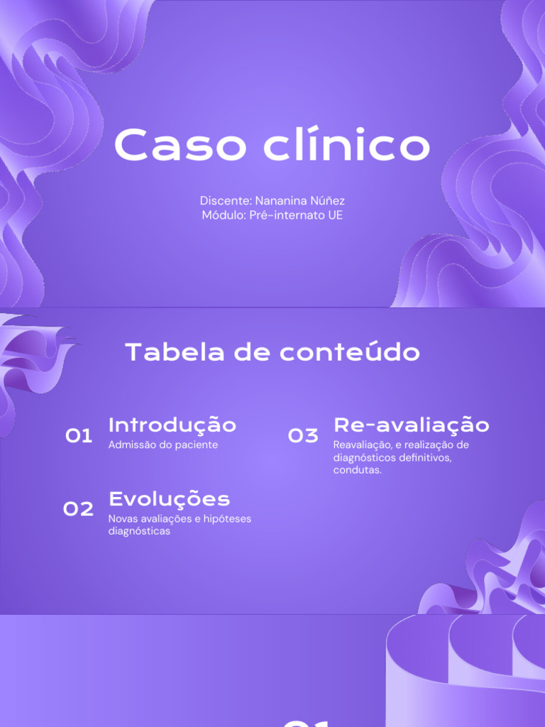 Caso Clínico: Paciente Idoso com ICC | PDF | Medicina Clínica ...