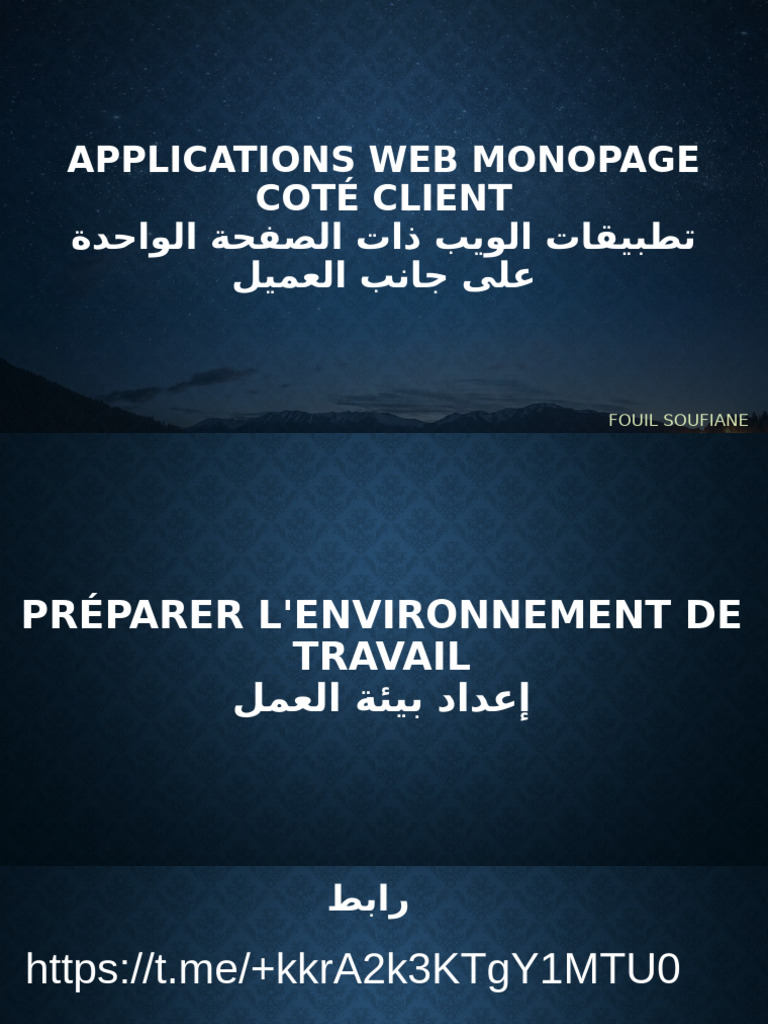 2 - Applications Web Monopage Coté Client | PDF