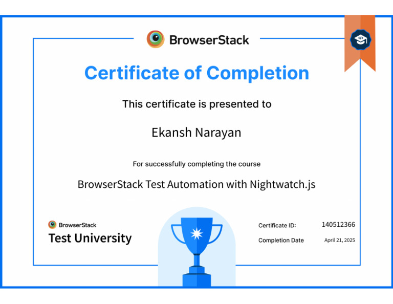 BrowserStack Automation with Nightwatch.js | PDF