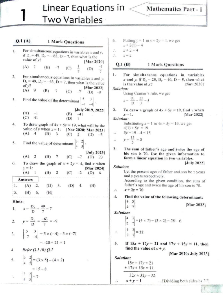 Target Maths Questions | PDF