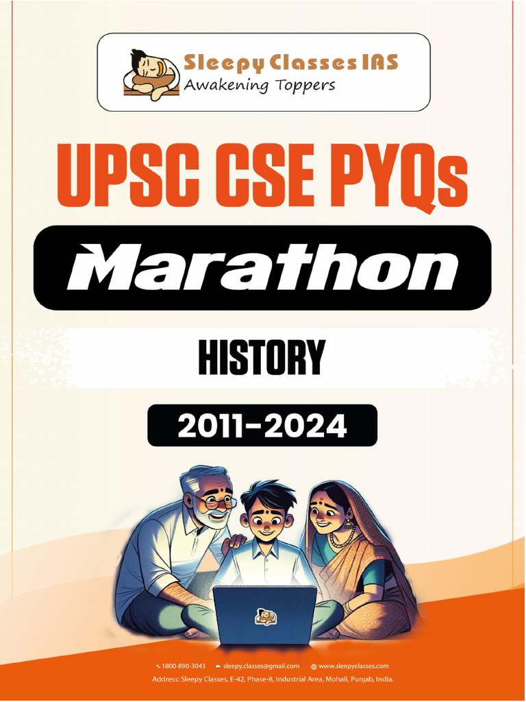History Marathon PYQs 2 | PDF | British Raj