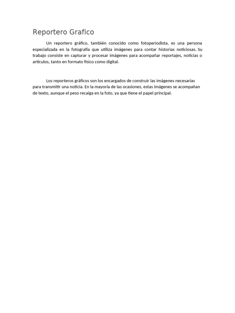 Reportero Grafico | PDF