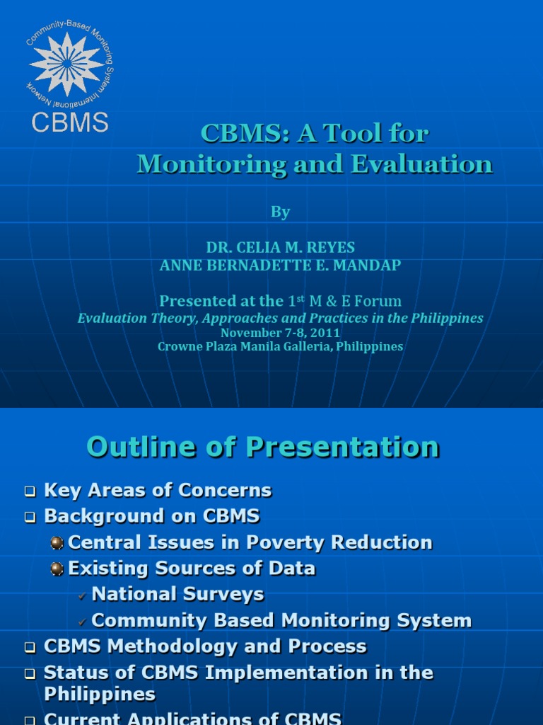 3 CBMS | PDF | Census | Poverty