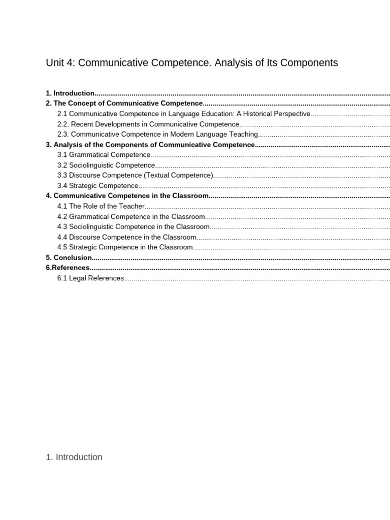 Components of Communicative Competence | PDF | Language Acquisition ...