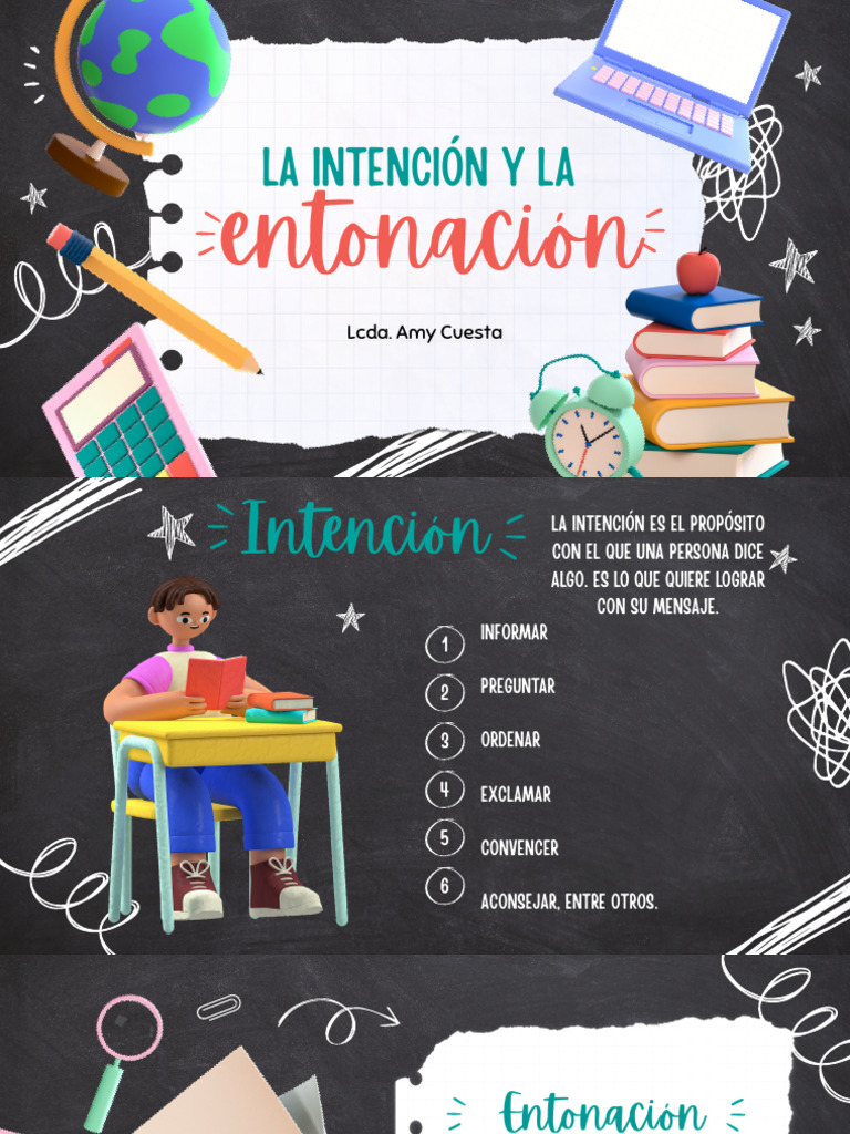 La Intención y La Entonación. Leccion | PDF