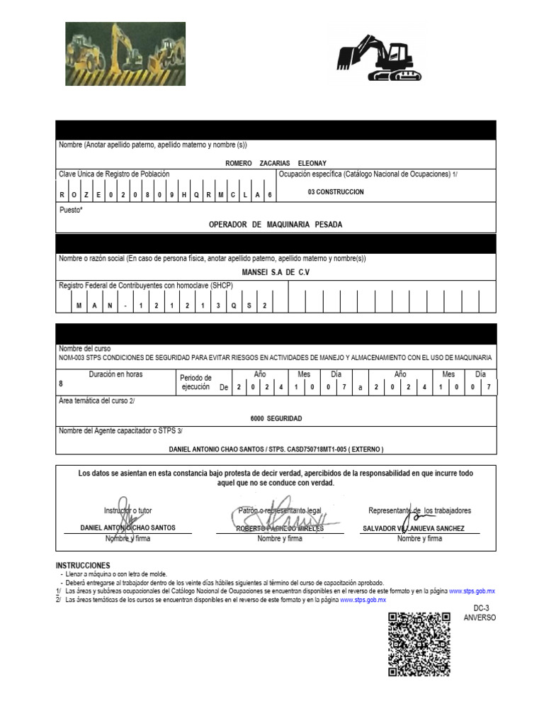 DC-3 Romero Zacarias 071024-079 | PDF
