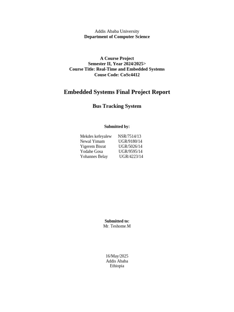 Project Submission Template | PDF | Embedded System | Wi Fi