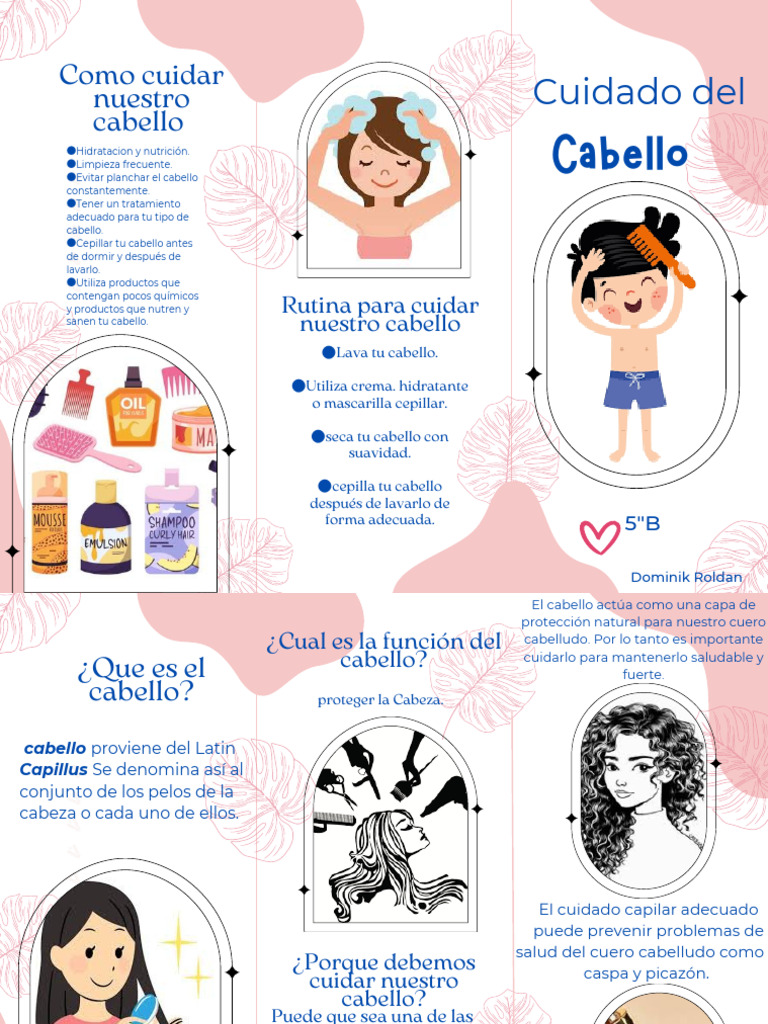 Tríptico Salón de Belleza Moderno Rosa - 20250518 - 002025 - 0000 | PDF | Pelo