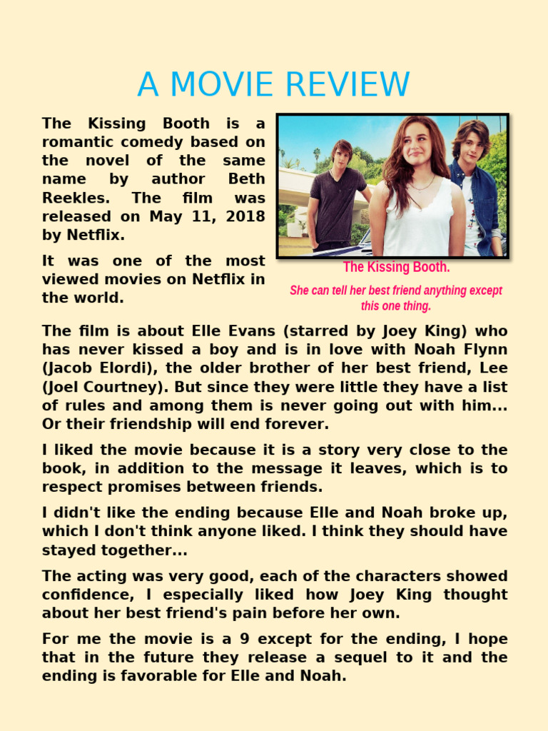A Movie Review | PDF