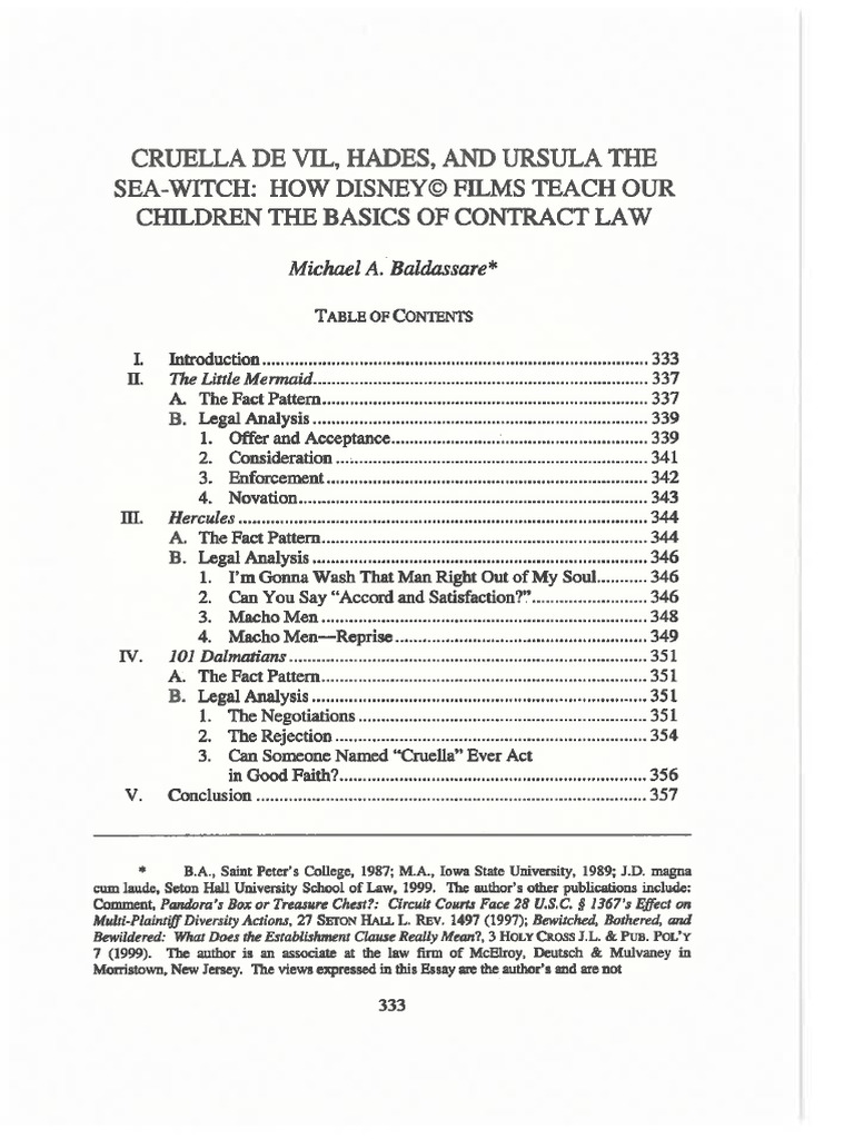 Basics of Contract Law | PDF