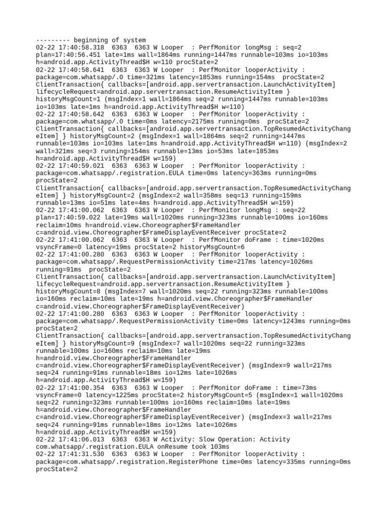 Logcat | PDF | Java (Programming Language) | Computer File