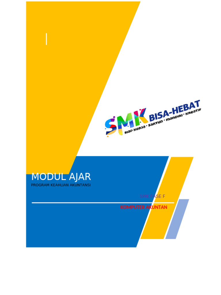 Modul Komputer Akuntansi Fase F | PDF