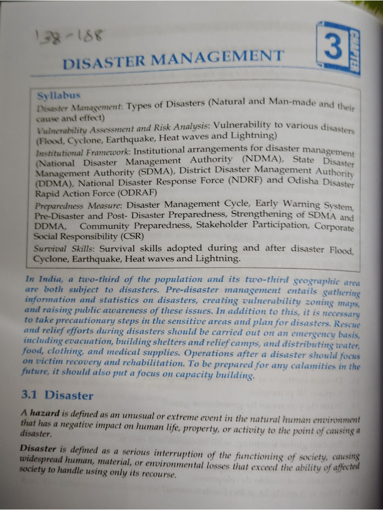 Types of Disaster and Vulnerability Analysis | PDF