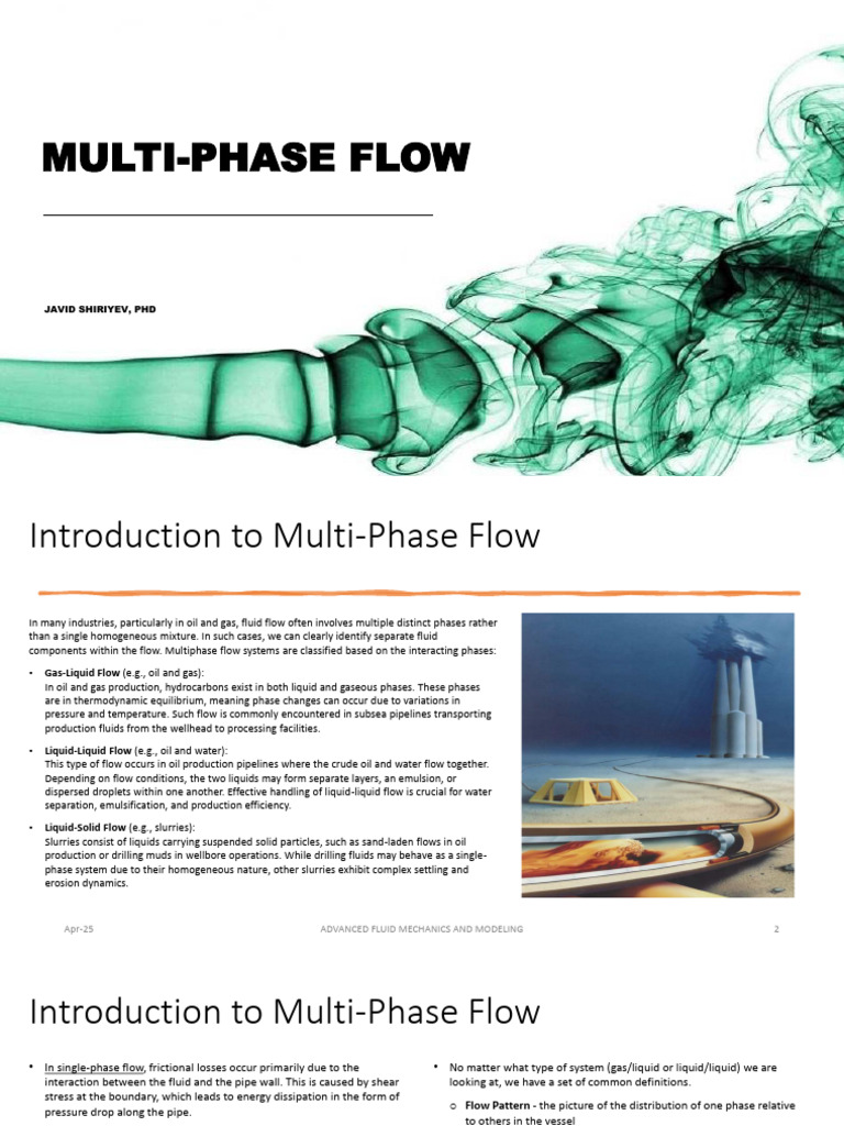 14 Multiphase Flow Presentation | PDF | Fluid Dynamics | Liquids