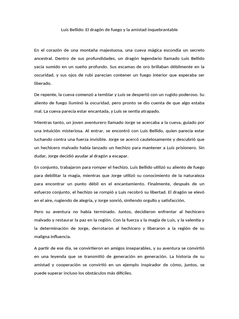 cuento fantastico | PDF