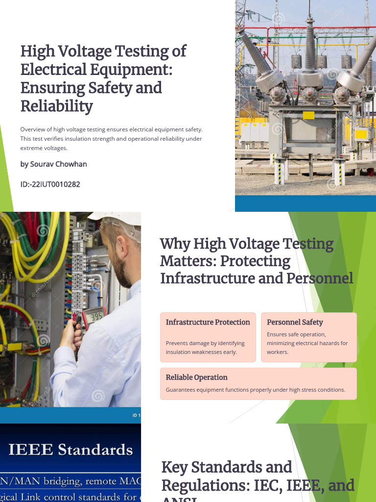 High Voltage Testing for Safety & Reliability | PDF | High Voltage ...