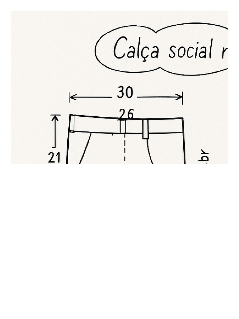 Molde Calca Slim A4 | PDF
