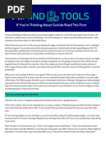 Samaritans Editable Safety Plan | PDF | Behavioural Sciences | Mental ...