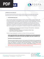 FOSFA List of Banned Immediate Previous Cargoes With Flowchart Nov 2022 ...