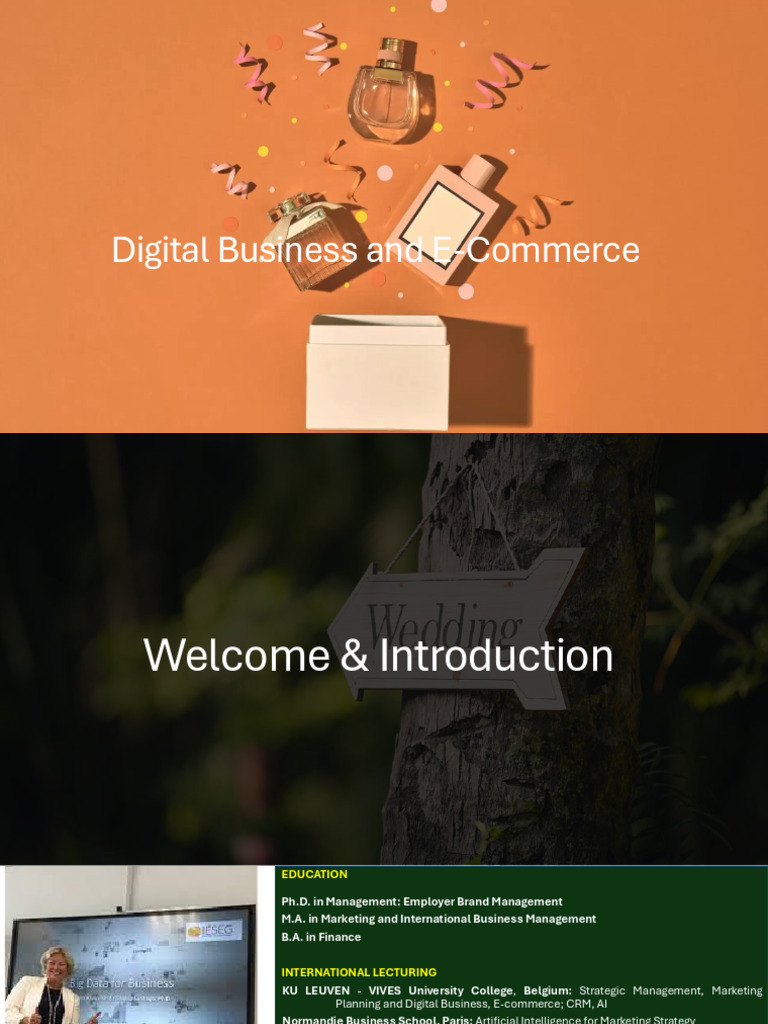 Introduction To E-Business 1 | PDF | Internet Of Things | E Commerce