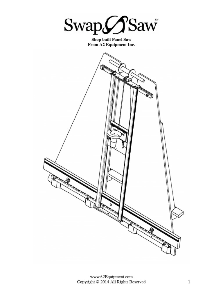 A2 Equipment Swap Saw Panel Saw Guide | PDF | Screw | Manufactured Goods