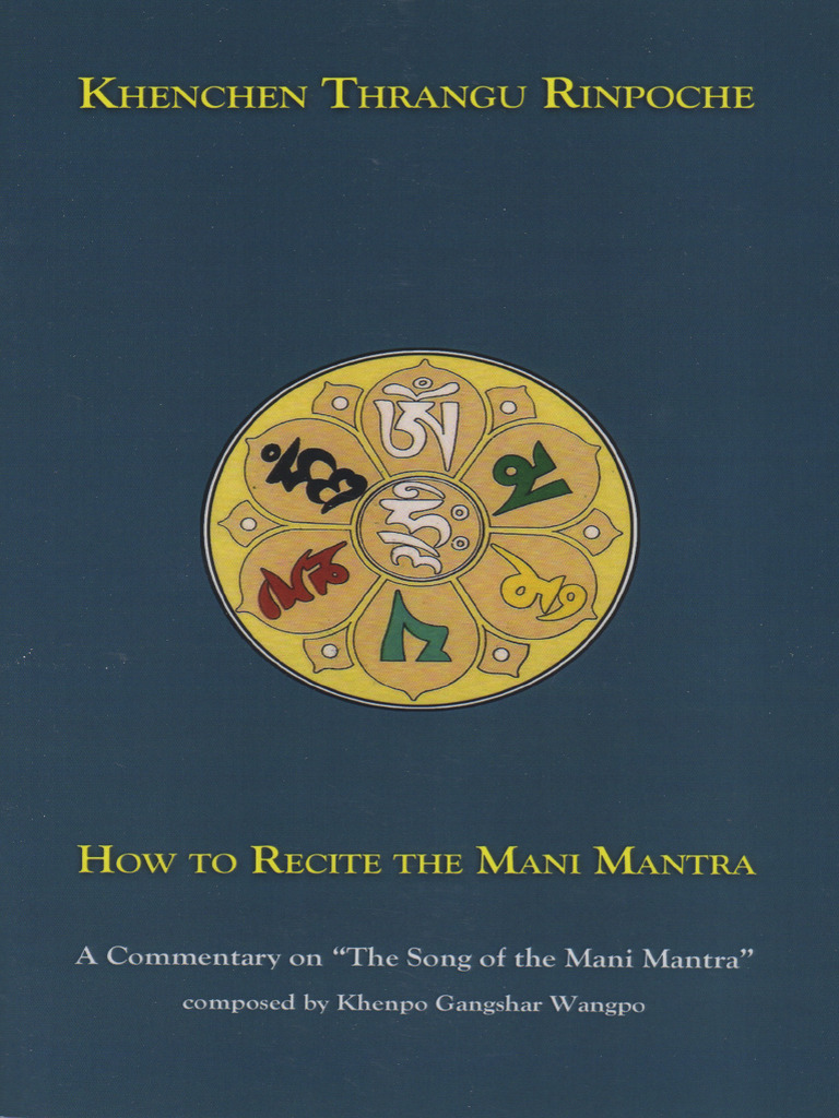 How To Recite Mani Mantra | PDF
