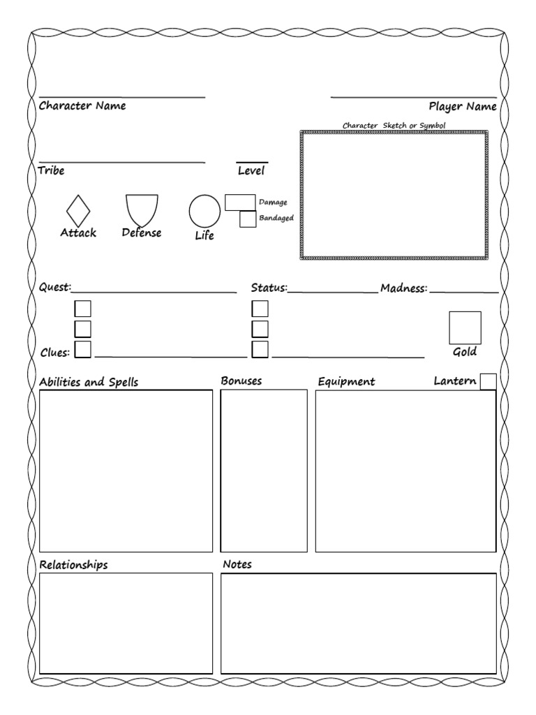 Goliath Character Sheet | PDF