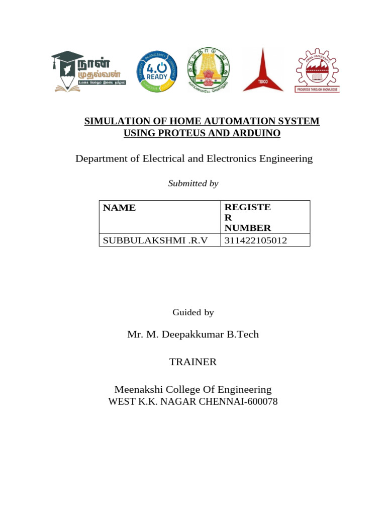 Home Automation System | PDF | Home Automation | Automation