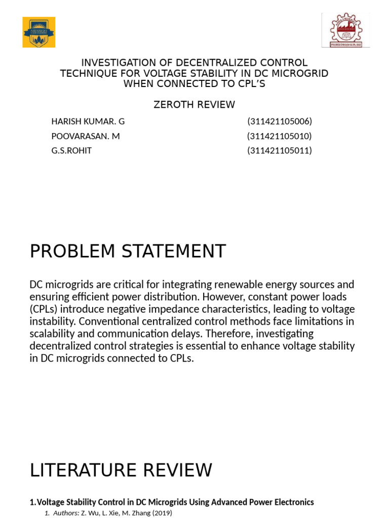 Investigation of Decentralized Control Technique For Voltage Stability ...