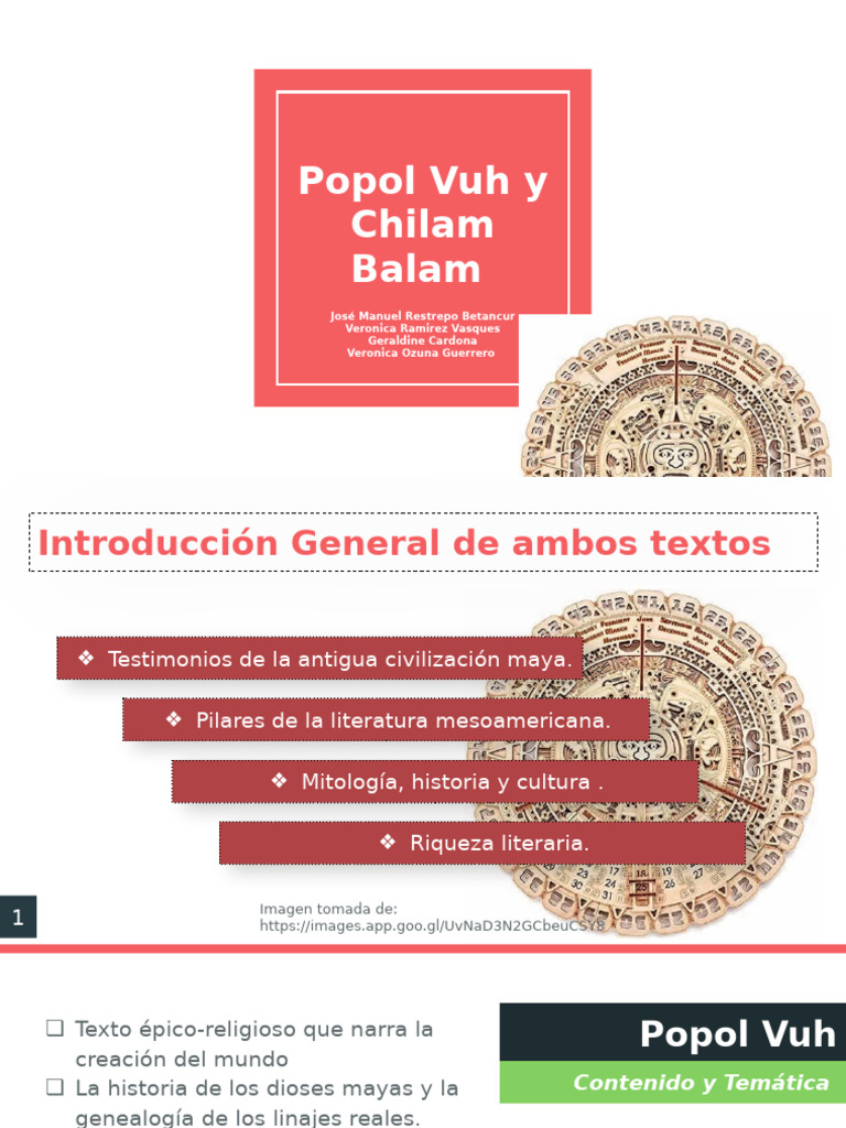 Popol Vuh y Chilam Valam | PDF | Civilización maya | Mitología griega