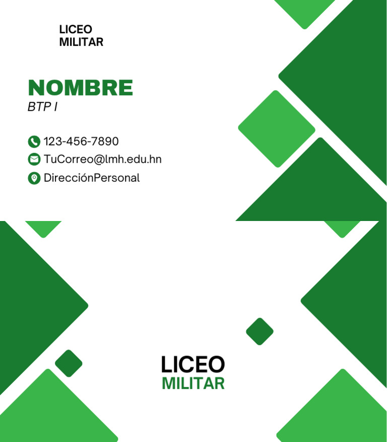 Tarjeta Presentación 2 | PDF