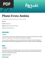 Cronograma Da Festa Junina | PDF