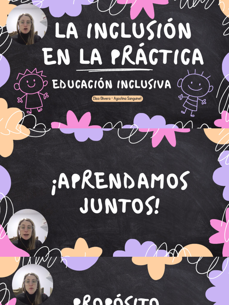 PRESENTACIÓN La Inclusión en La Práctica (TEA) | PDF | Autismo | Inclusión (Educación)