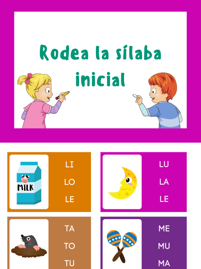 Rodea La Silaba Inicial | PDF