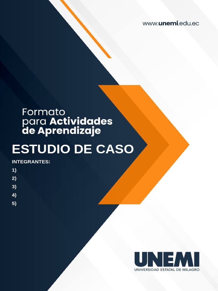 Formato - Estudio de Caso - Renee Tovar - Educ. Inv. | PDF | Caso de estudio | Aprendizaje