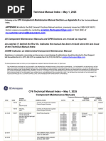 Cf34-8 CMM Index PDF | PDF | Valve | Engines