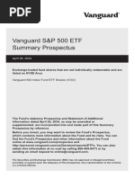 VOO-Vanguard S&P 500 ETF - Vanguard | PDF | Investment Fund | Exchange ...