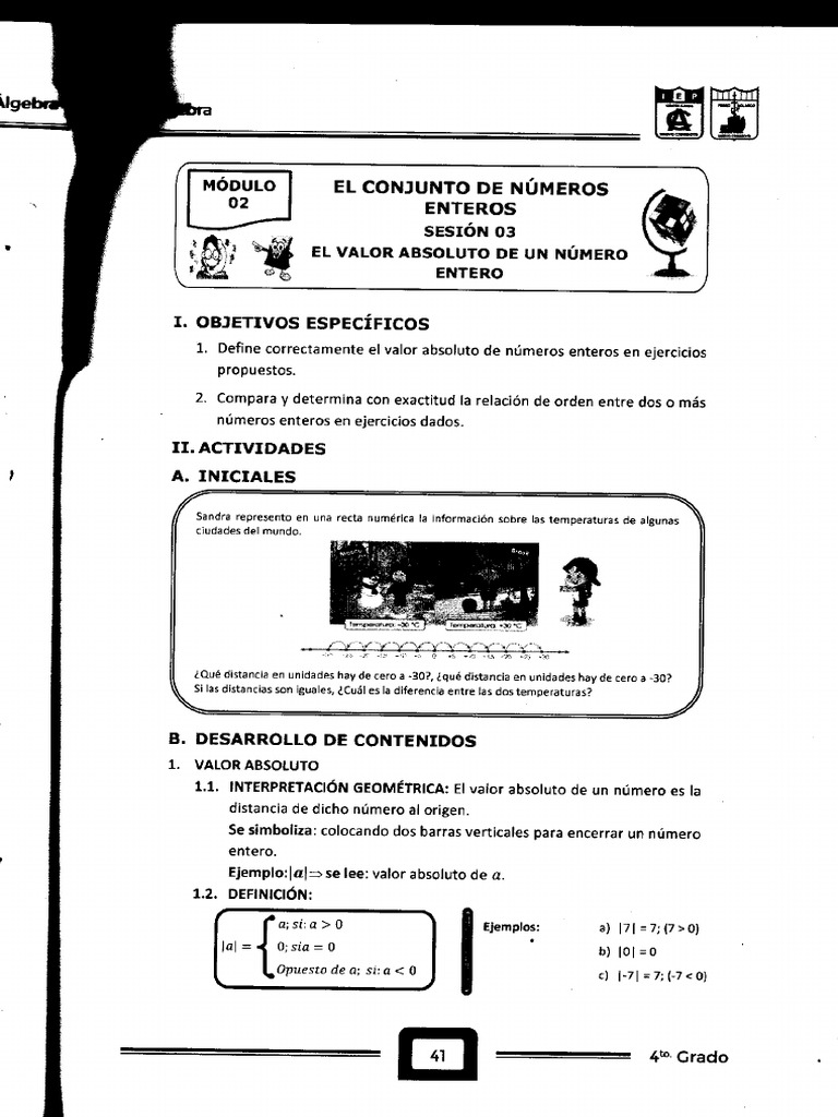 Algebra 4to Primaria | PDF