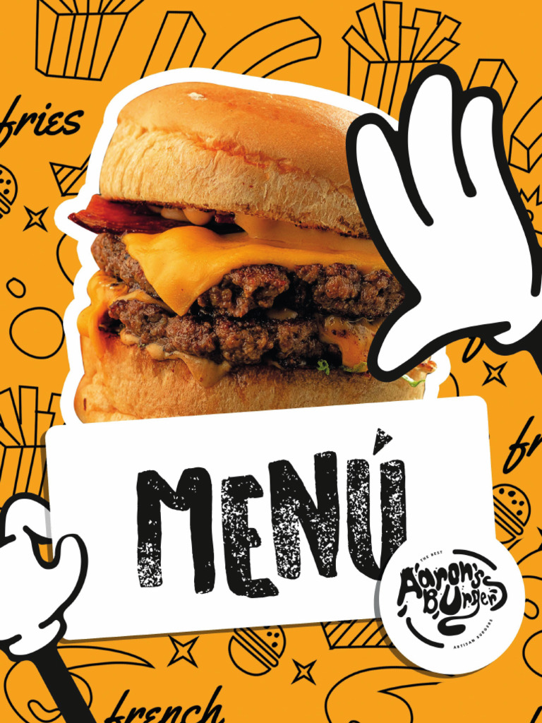 Menú de Papas y Hamburguesas Gourmet | PDF | Alimentos | Cocina
