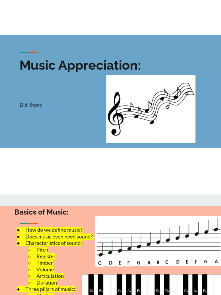 Didi Stone Music Appreciation Presentation | PDF