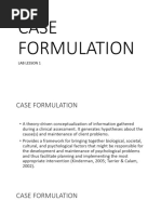 CBT Formulation Template | PDF