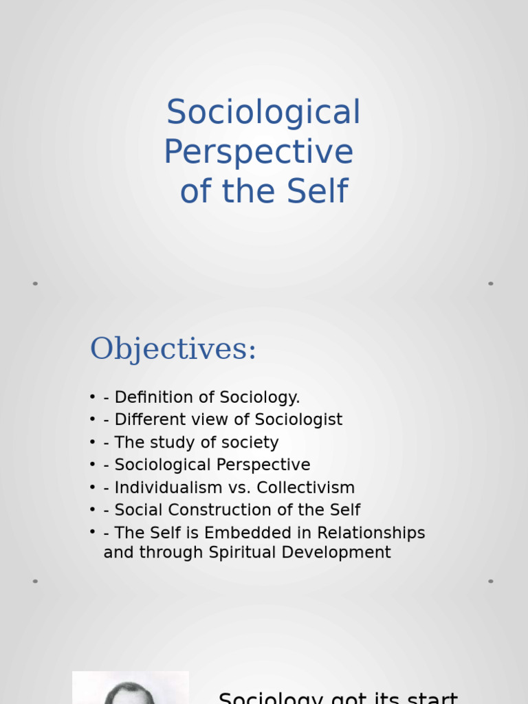 Sociological Perspective | PDF | Individualism | Sociology