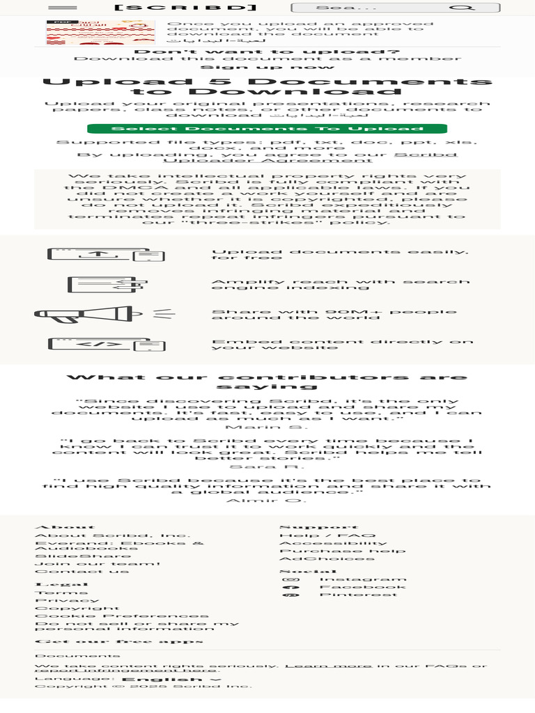 Upload A Document Scribd 3 | PDF | Scribd | Computing