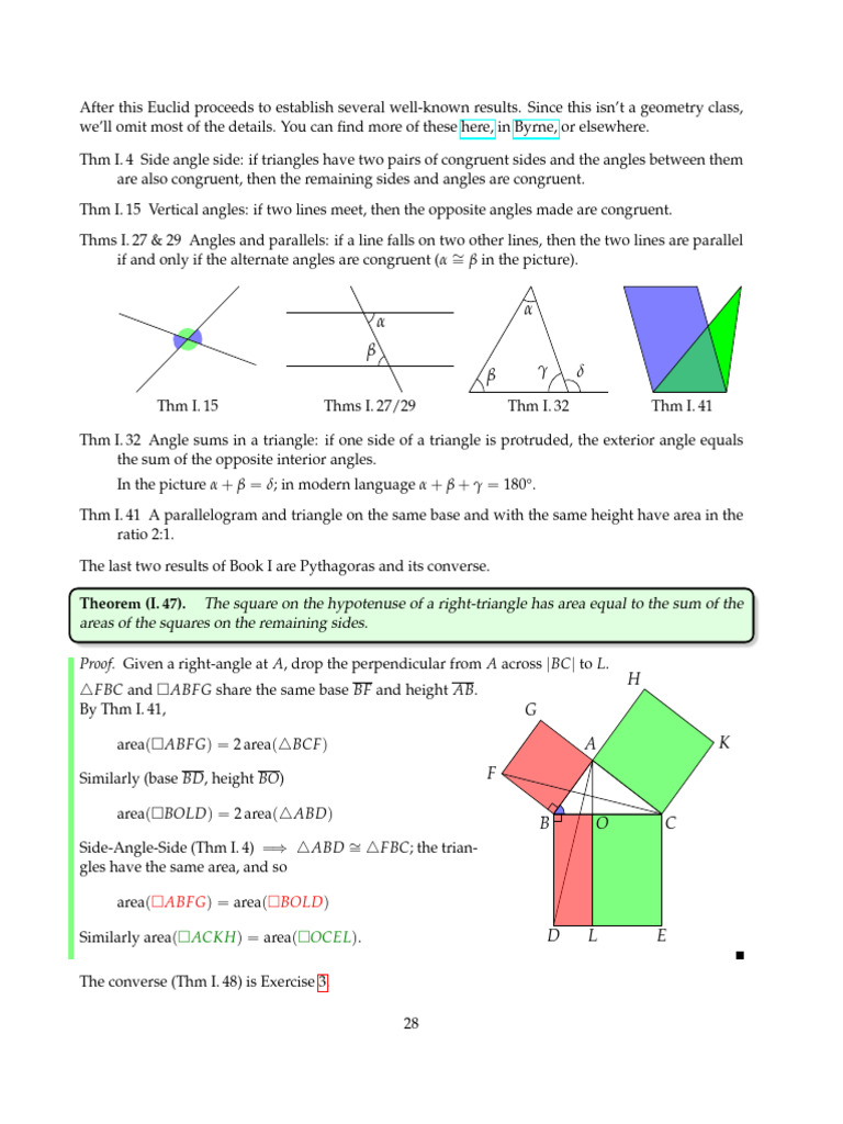 Notes 28 | PDF | Triangle | Classical Geometry