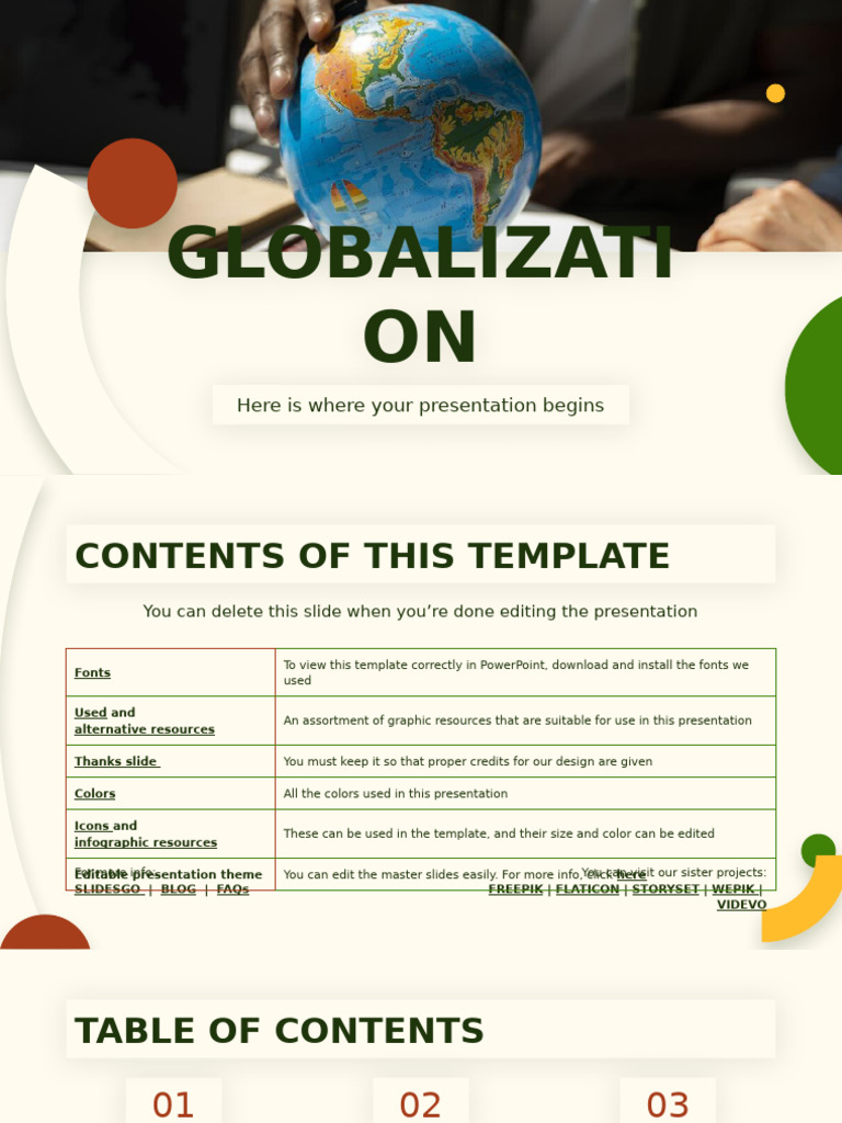 Globalization by Slidesgo | PDF | Planets | Mercury (Planet)