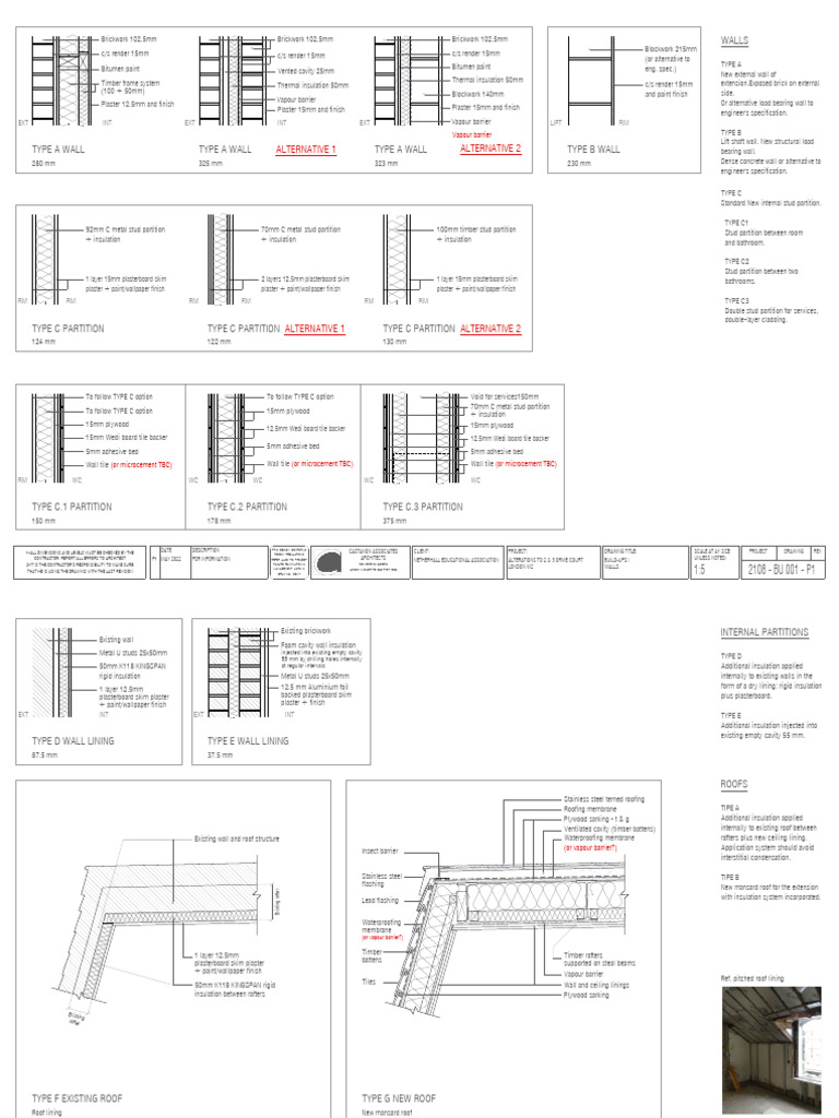 13 2108-220520-Wall & Floor Build Ups | PDF | Drywall | Structural ...