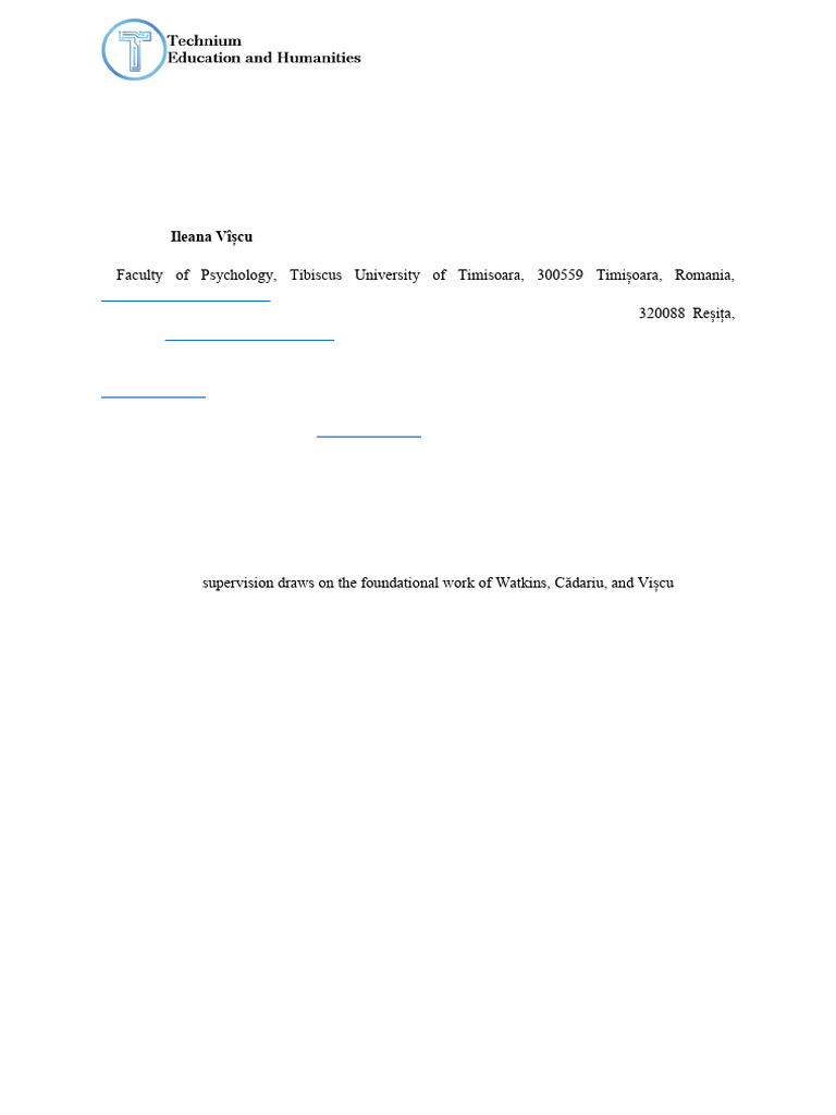 Internal and External Supervision in Social Work | PDF | Social Work ...