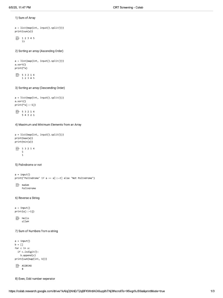 CRT Test (Base) | PDF