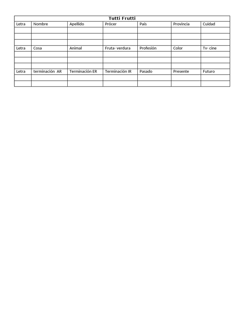 Tutti Frutti Pdf